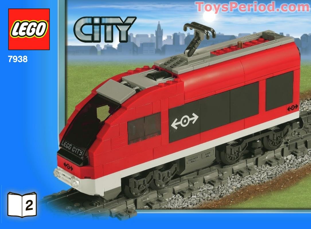 LEGO 7938 Passenger Train Instructions and Parts List