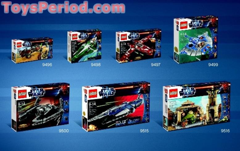 LEGO 9498 Saesee Tiin's Jedi Starfighter Instructions and Parts List