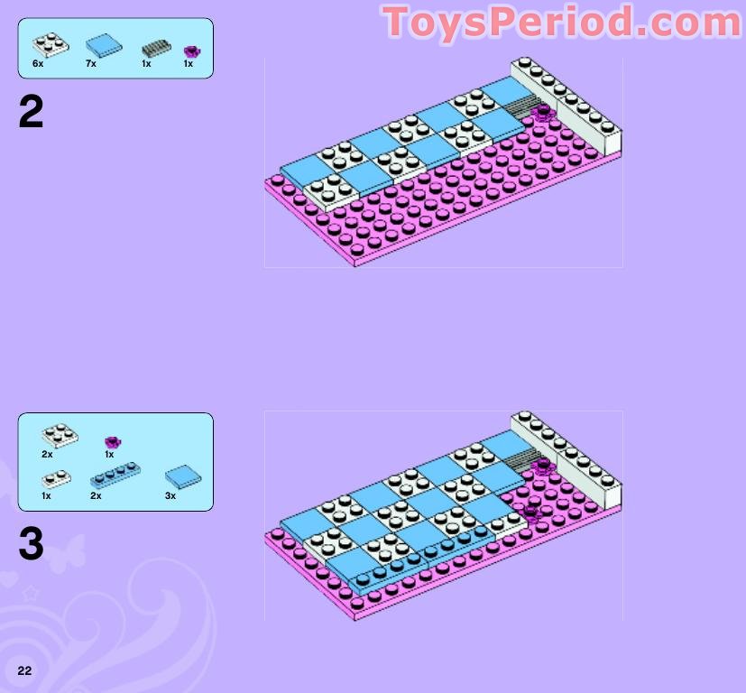 LEGO 3315 Olivia's House Instructions and Parts List