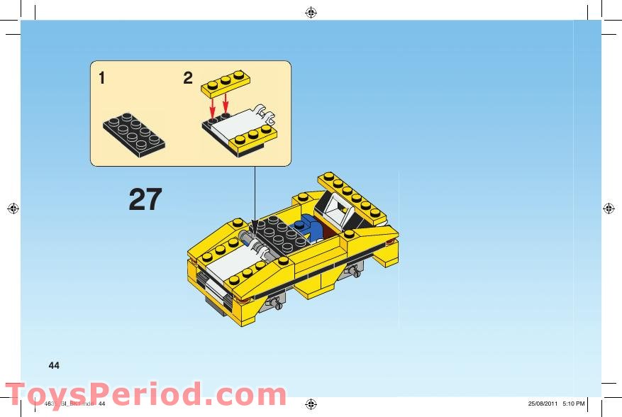 LEGO 4635 Fun with Vehicles Instructions and Parts List