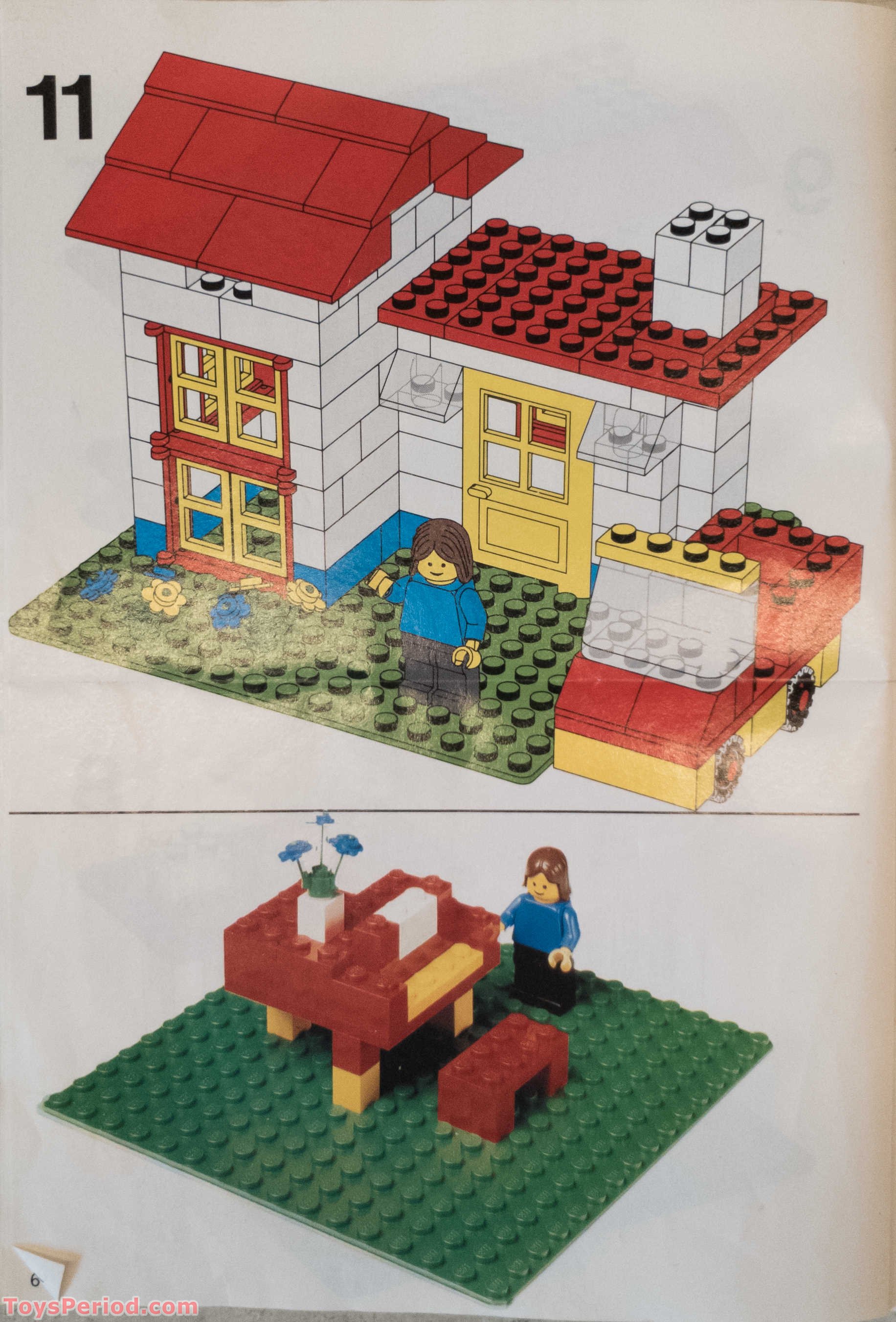 LEGO 1878 Small Bucket Instructions and Parts List