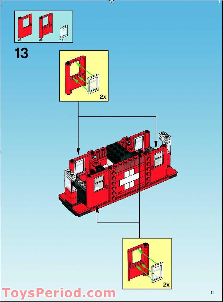 LEGO 10183 Hobby Train Set Instructions and Parts List