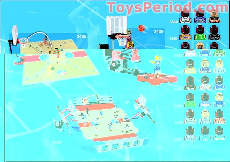 LEGO 3433 NBA Ultimate Arena Instructions and Parts List