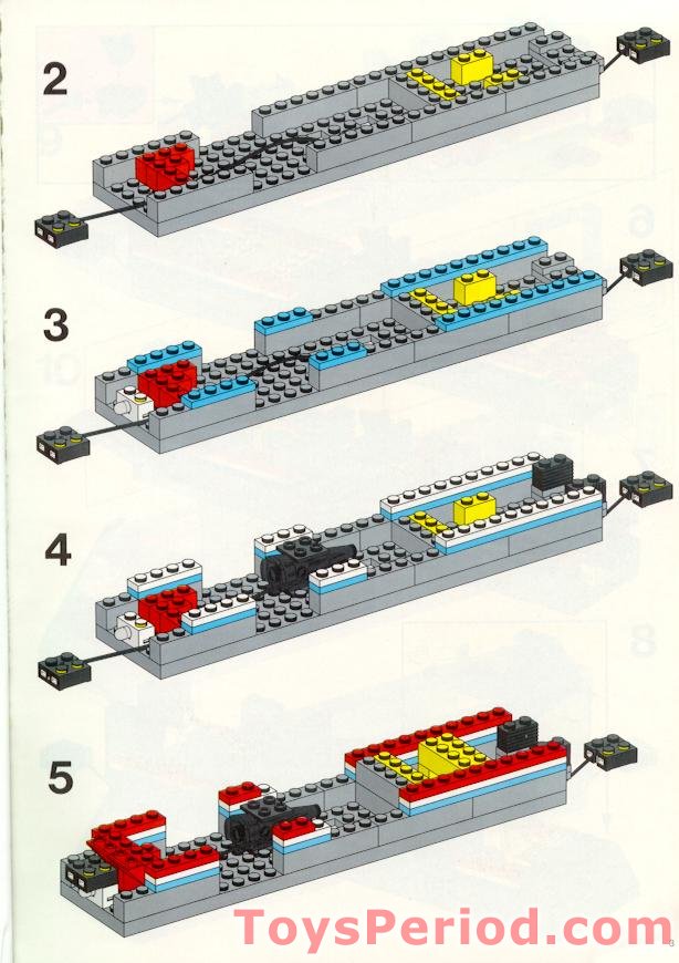 LEGO 4558 Metroliner Instructions and Parts List