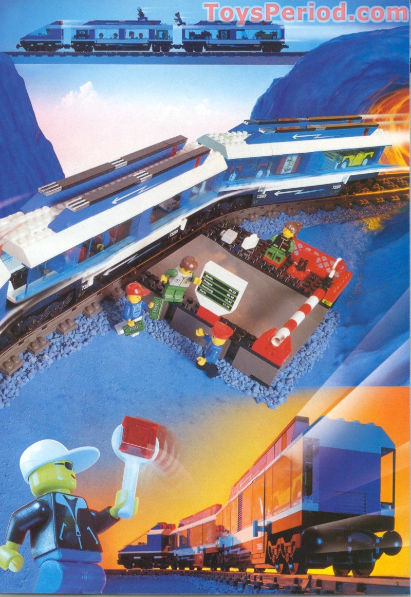 LEGO 4560 Railway Express Instructions and Parts List