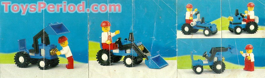LEGO 6504 Tractor Instructions and Parts List