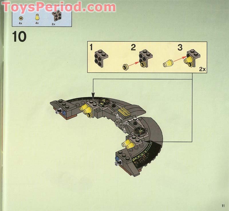 LEGO 7697 MT-51 Claw-Tank Ambush Instructions and Parts List