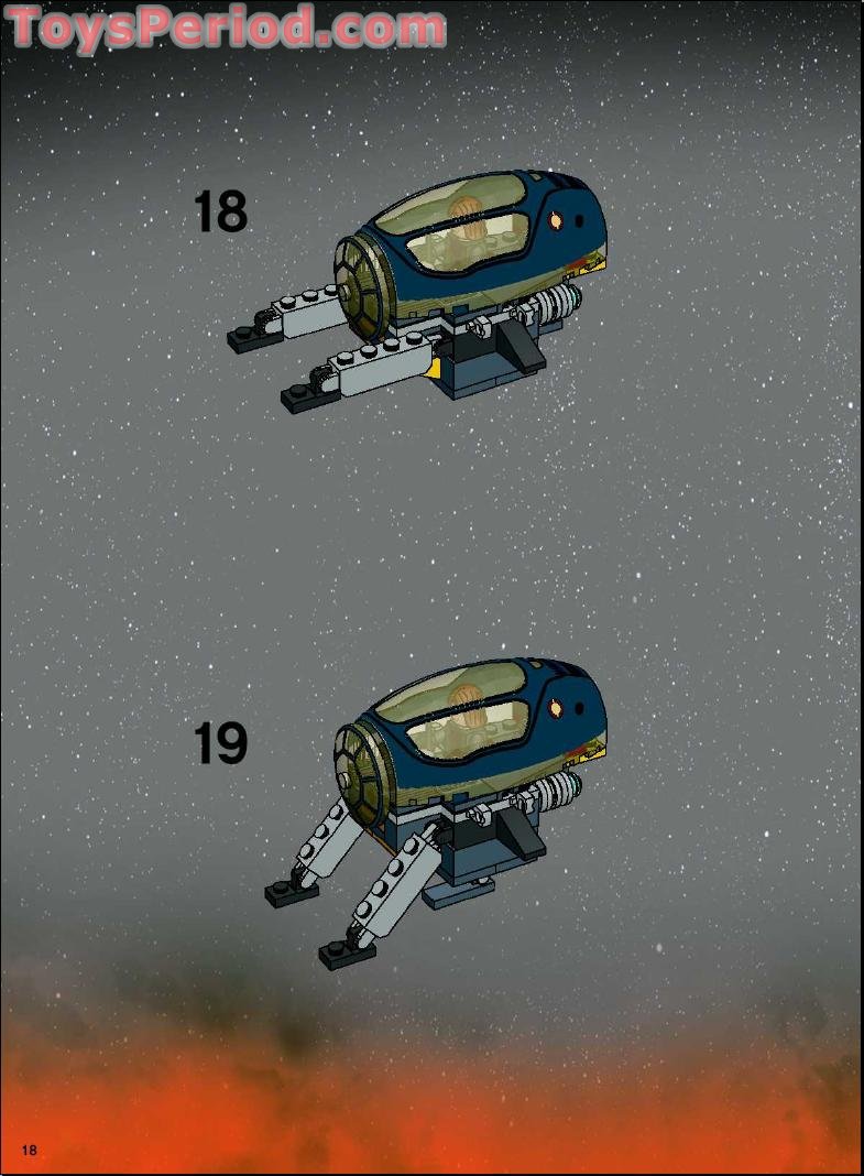 LEGO 7283 Ultimate Space Battle Instructions and Parts List