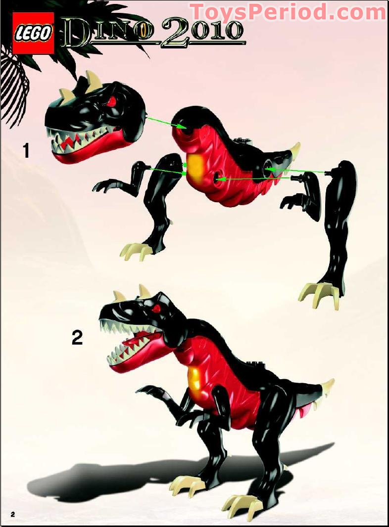 LEGO 7298 Dino Air Tracker Instructions and Parts List