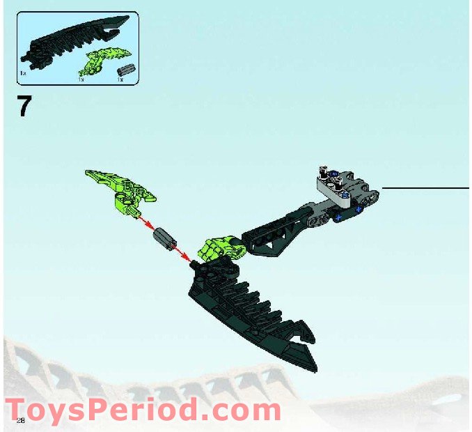 LEGO 8991 Tuma Instructions and Parts List