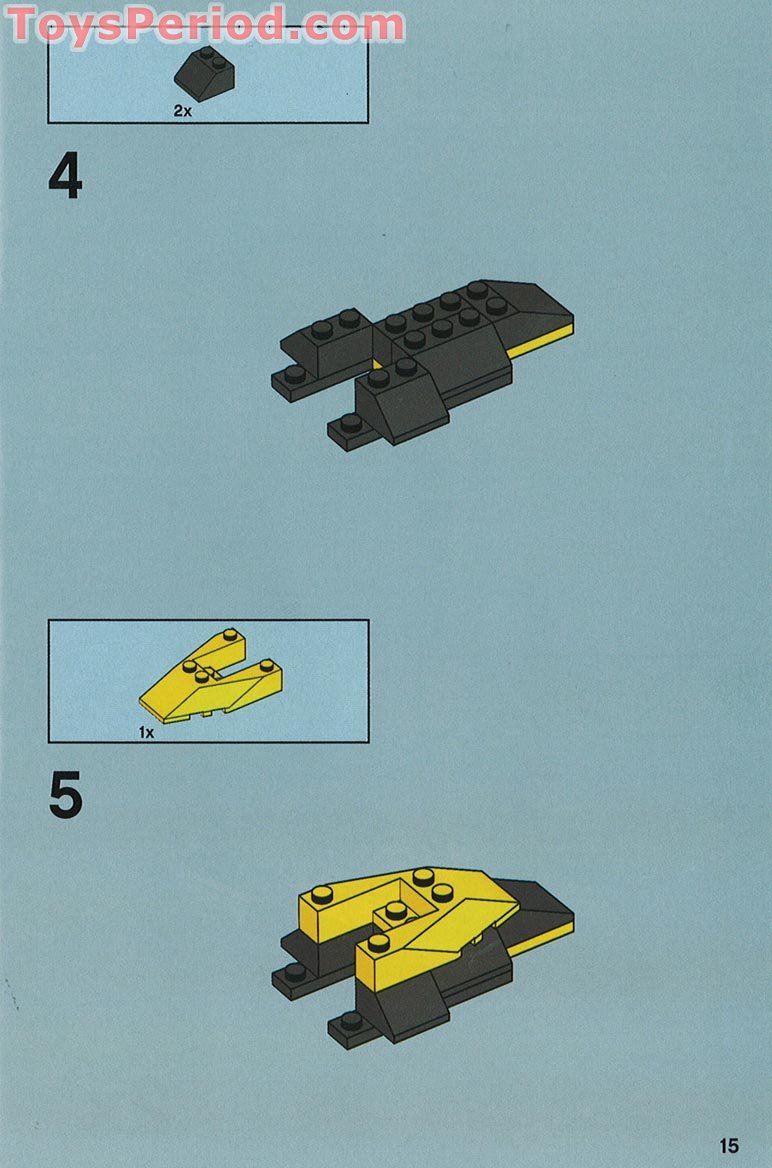LEGO 8105 Iron Condor Instructions and Parts List