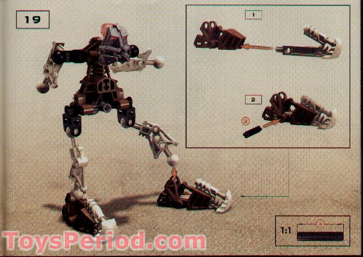 LEGO 8531-1 Pohatu Instructions and Parts List