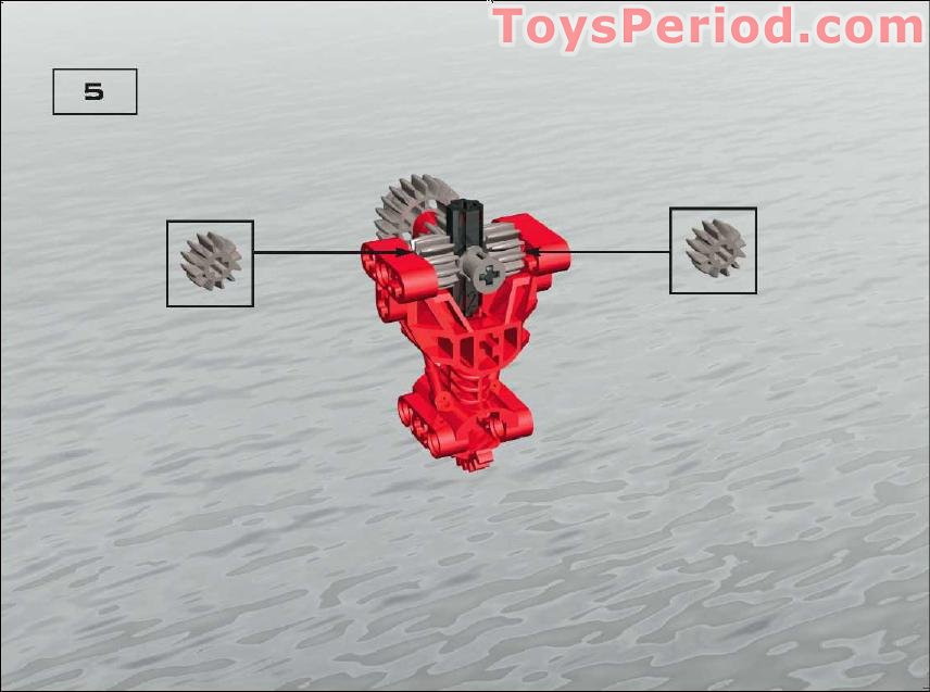 LEGO 8572 Tahu Nuva Instructions and Parts List