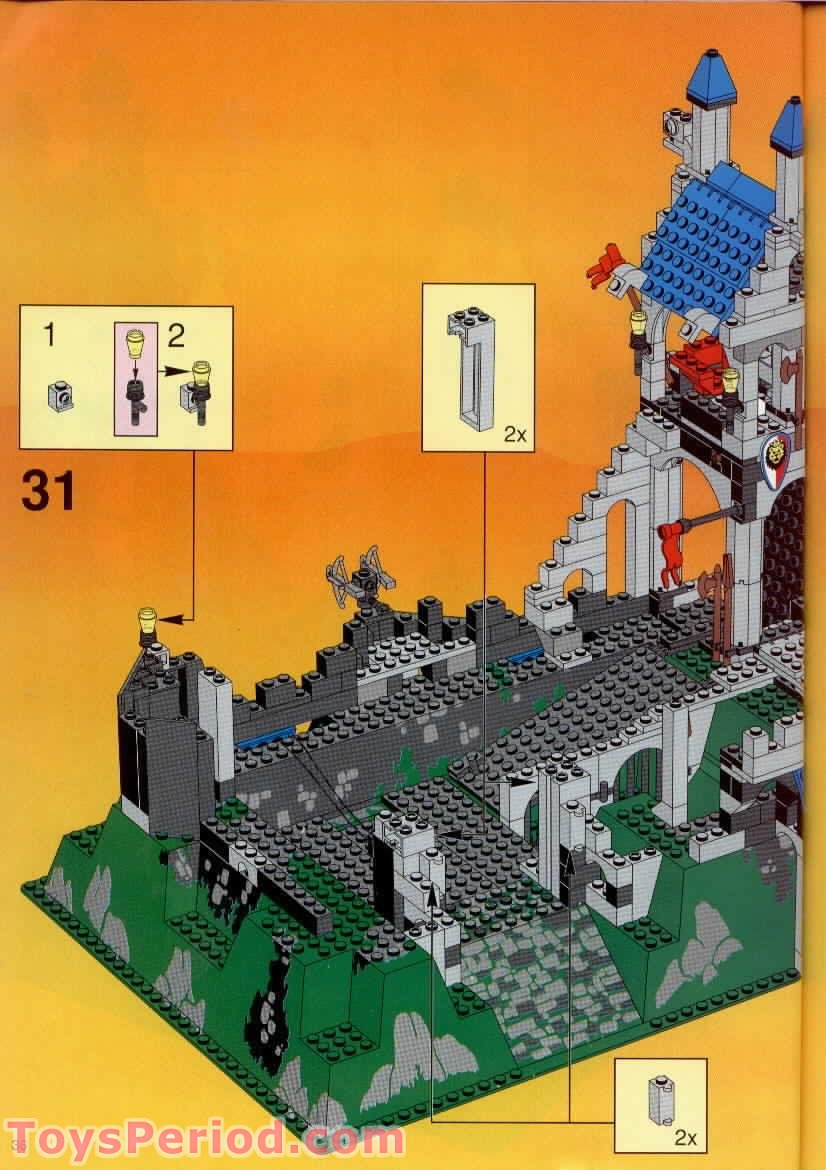 LEGO 6090 Royal Knight's Castle Instructions and Parts List