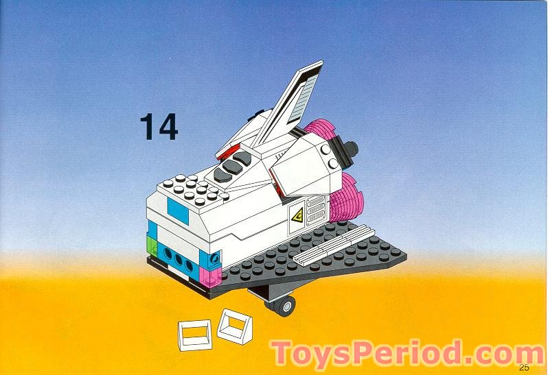 LEGO 6456 Mission Control Instructions and Parts List