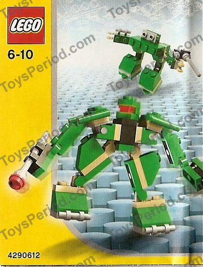 LEGO 4346-2 Robo Pod (Polybag) Instructions and Parts List
