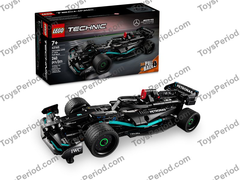 LEGO 42165 Mercedes-AMG F1 W14 Pull-Back Set Parts List