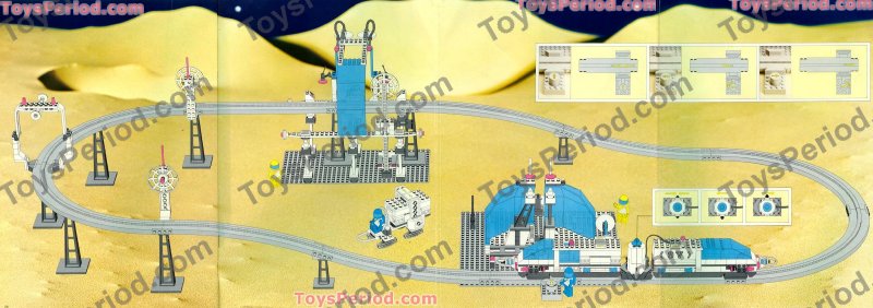 LEGO 6990 Monorail Transport System Instructions and Parts List