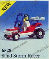 LEGO 6528 Sand Storm Racer Instructions and Parts List