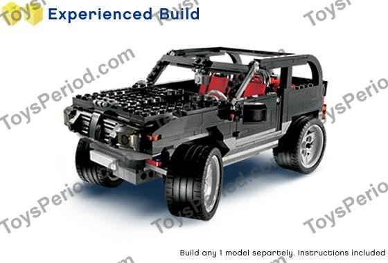 LEGO 4896 Roaring Roadster Instructions and Parts List
