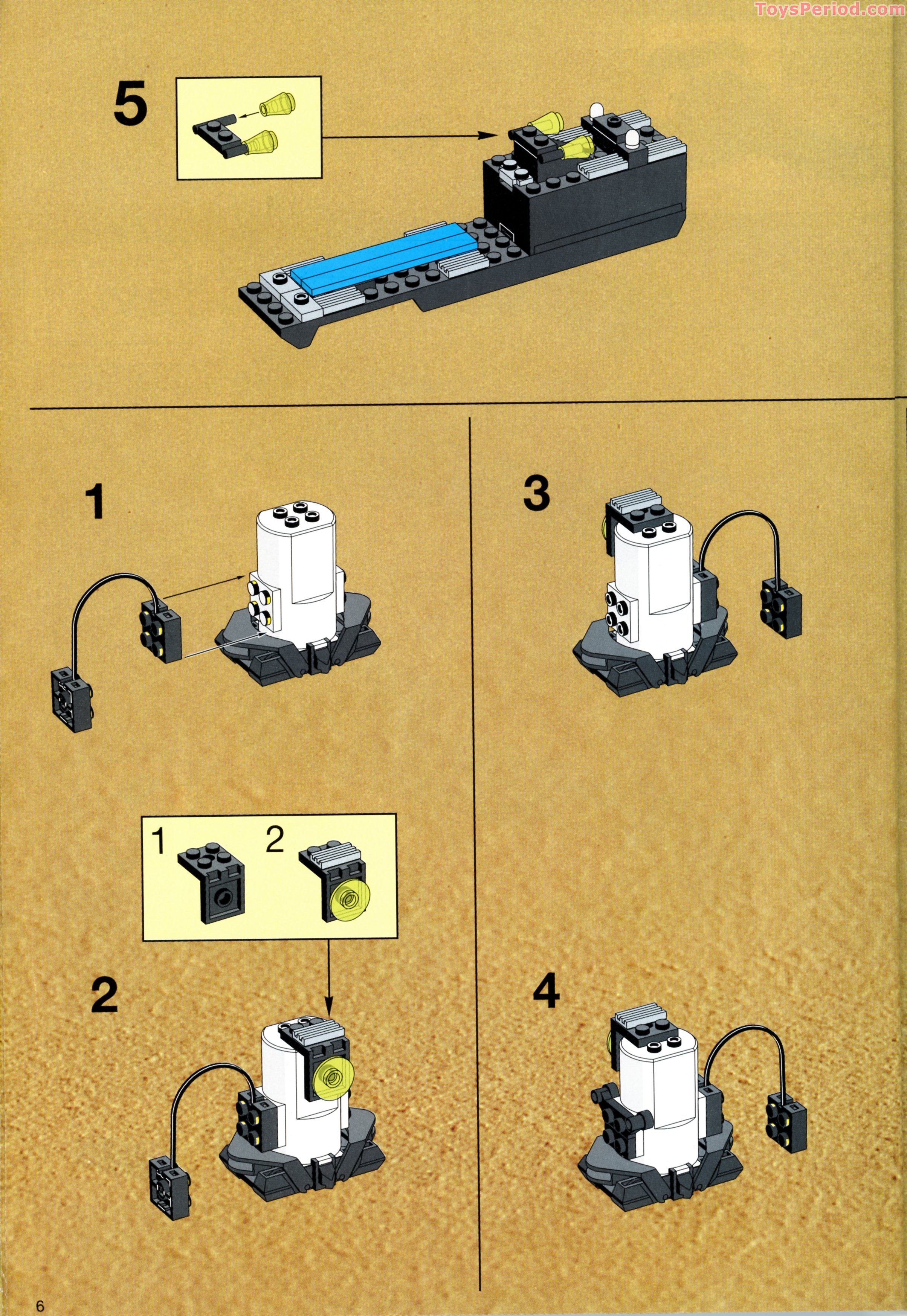 LEGO 6991 Monorail Transport Base Instructions and Parts List