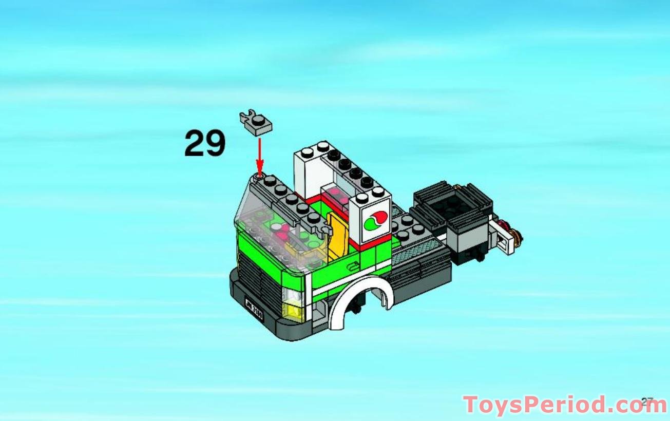 LEGO 3180 Tank Truck Instructions and Parts List