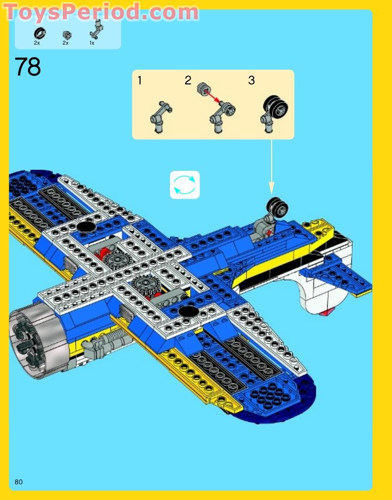 LEGO 31011 Aviation Adventures Instructions and Parts List