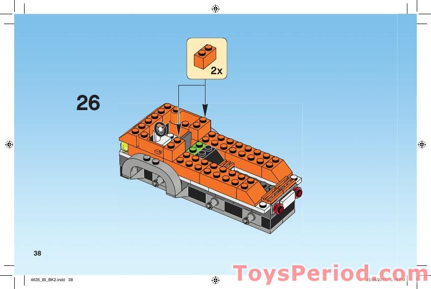 LEGO 4635 Fun with Vehicles Instructions and Parts List