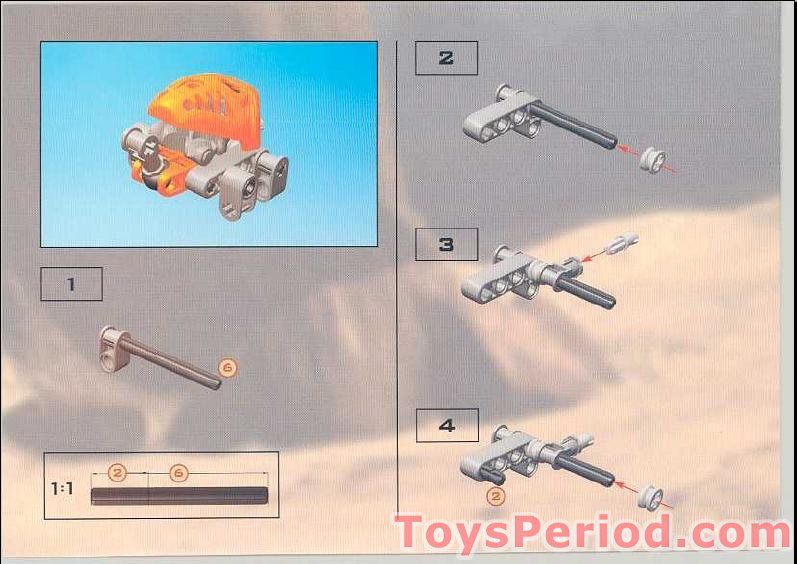 LEGO 10023 Bionicle Master Builder Set Instructions and Parts List