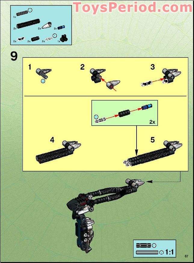 LEGO 10203 Voporak Instructions and Parts List