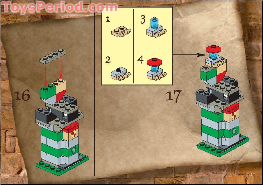 LEGO 4726 Quidditch Practice Set Parts Inventory and Instructions ...