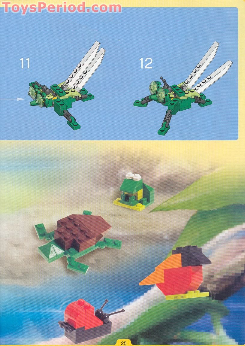 LEGO 4101 Wild Collection Instructions and Parts List
