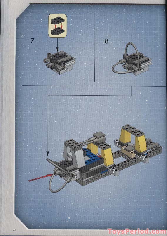 LEGO 4483-2 AT-AT, Blue Box Instructions and Parts List
