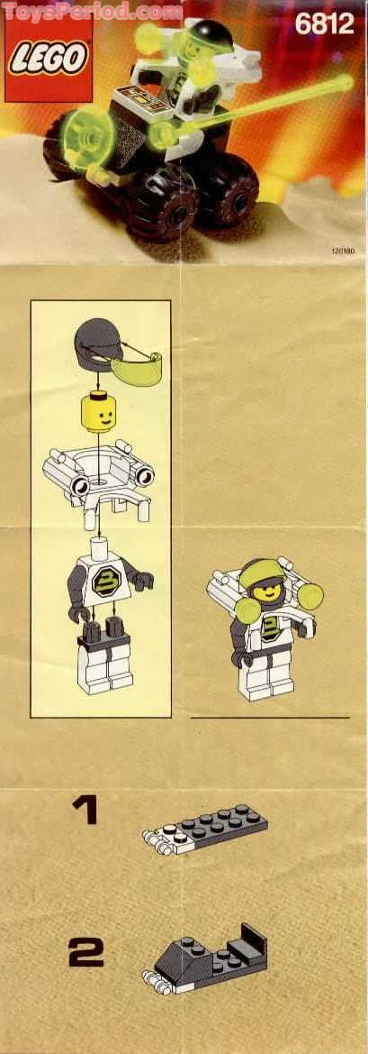 LEGO 6812 Grid Trekkor Instructions and Parts List
