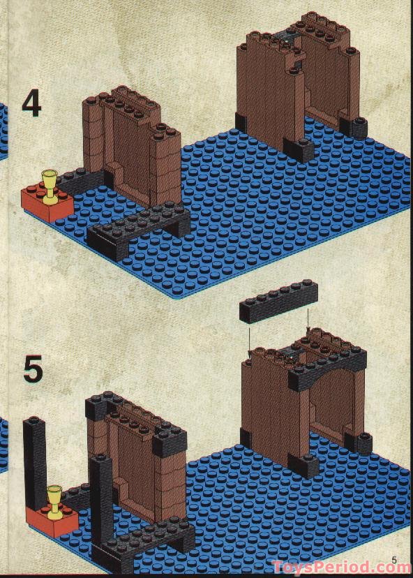 LEGO 6249 Pirates Ambush Instructions and Parts List