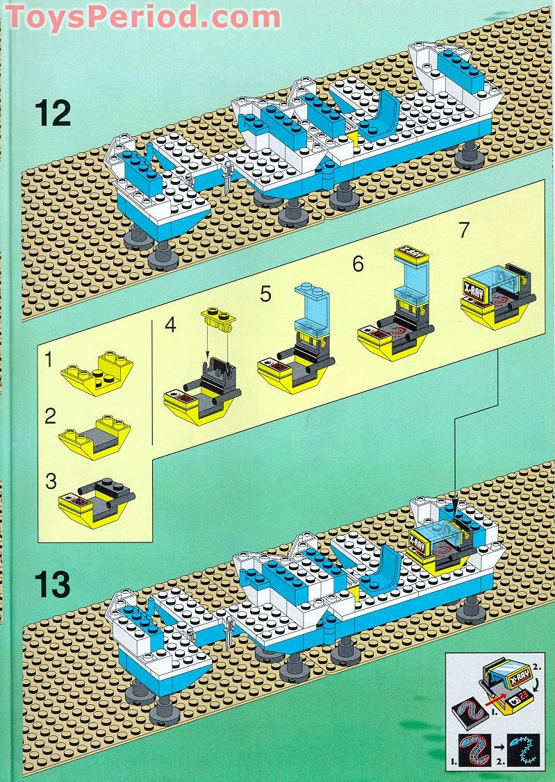 LEGO 6441 Deep Reef Refuge Instructions and Parts List