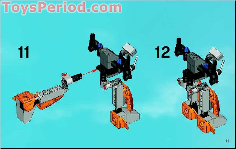 LEGO 7708 Uplink Instructions and Parts List