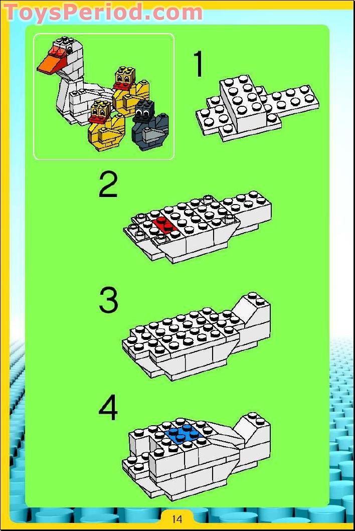 LEGO 7870 Hans Christian Andersen Bucket Instructions and Parts List