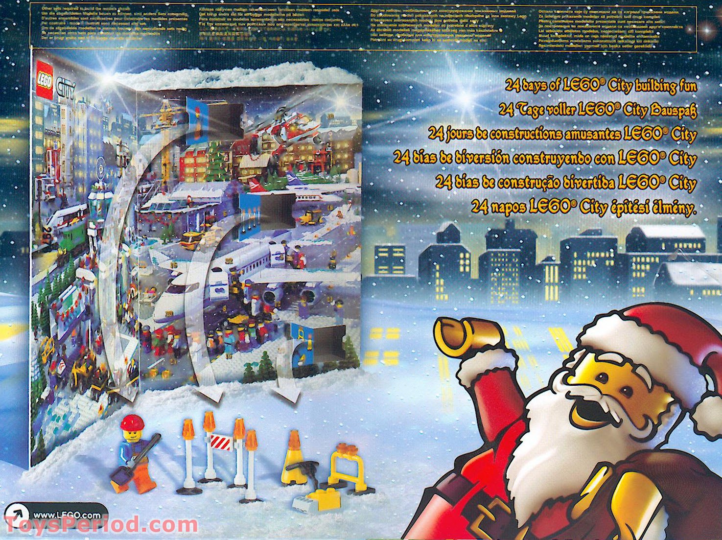 LEGO 7904-1 Advent Calendar 2006, City Instructions and Parts List