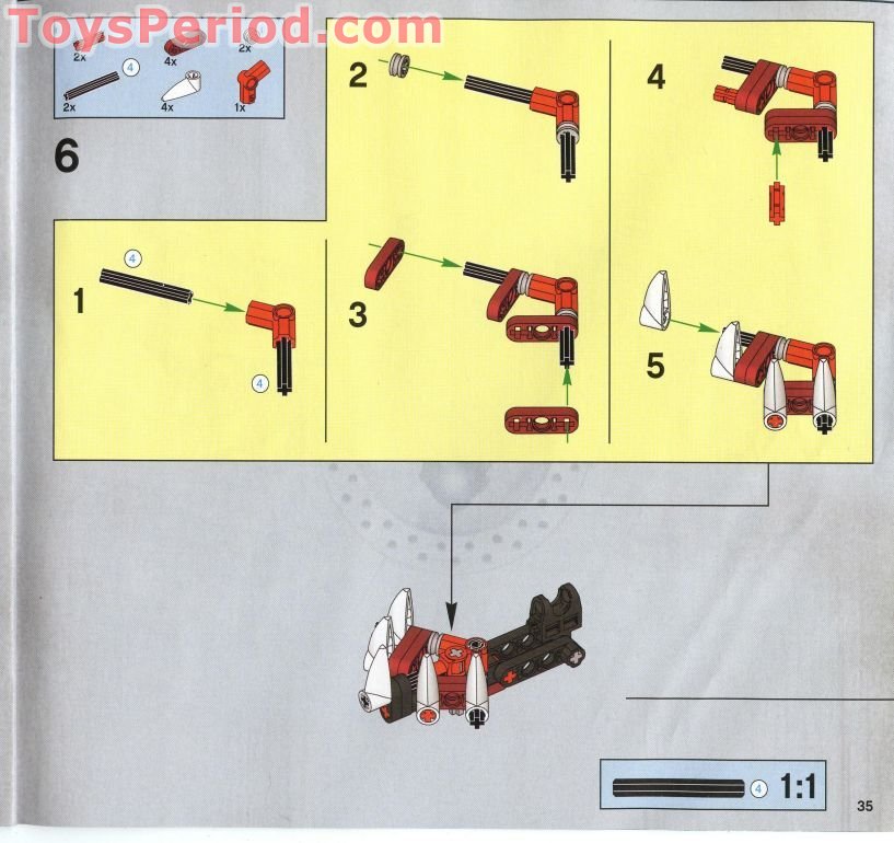 LEGO 8764 Vezon and Fenrakk Instructions and Parts List
