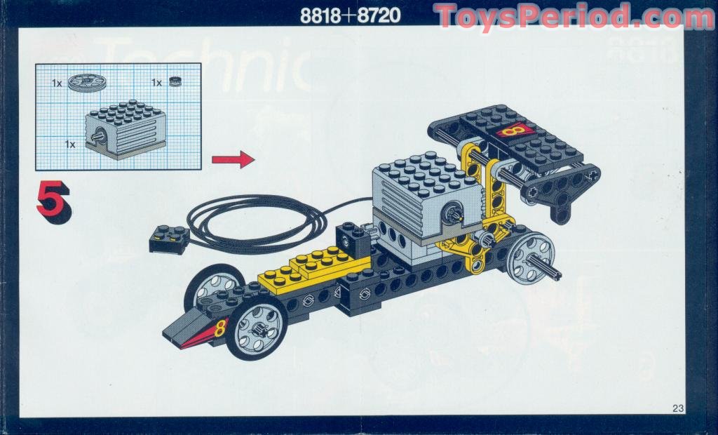 LEGO 8818 Baja Blaster Instructions and Parts List