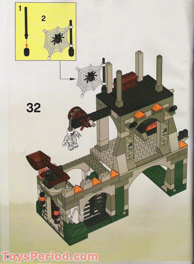 LEGO 8823 Mistlands Tower Instructions and Parts List