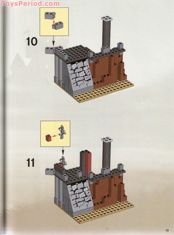 LEGO 8877 Vladek's Dark Fortress Instructions and Parts List