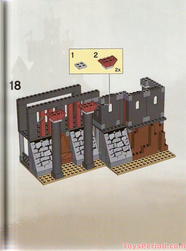 LEGO 8877 Vladek's Dark Fortress Instructions and Parts List