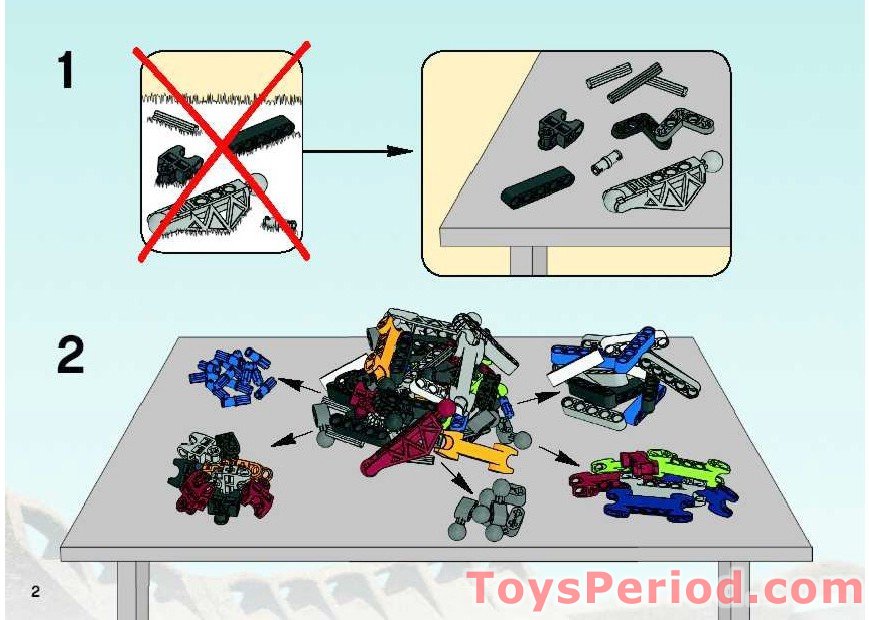 LEGO 8980 Gresh Instructions and Parts List