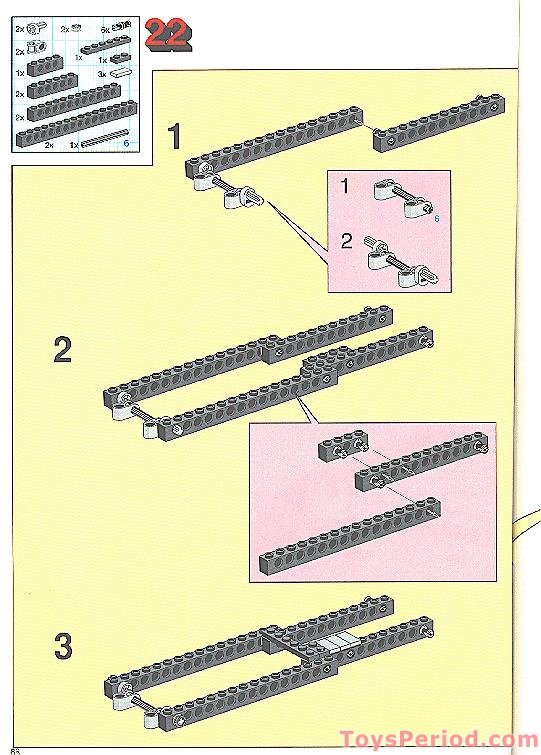 LEGO 8082 Multi Control Set Instructions and Parts List