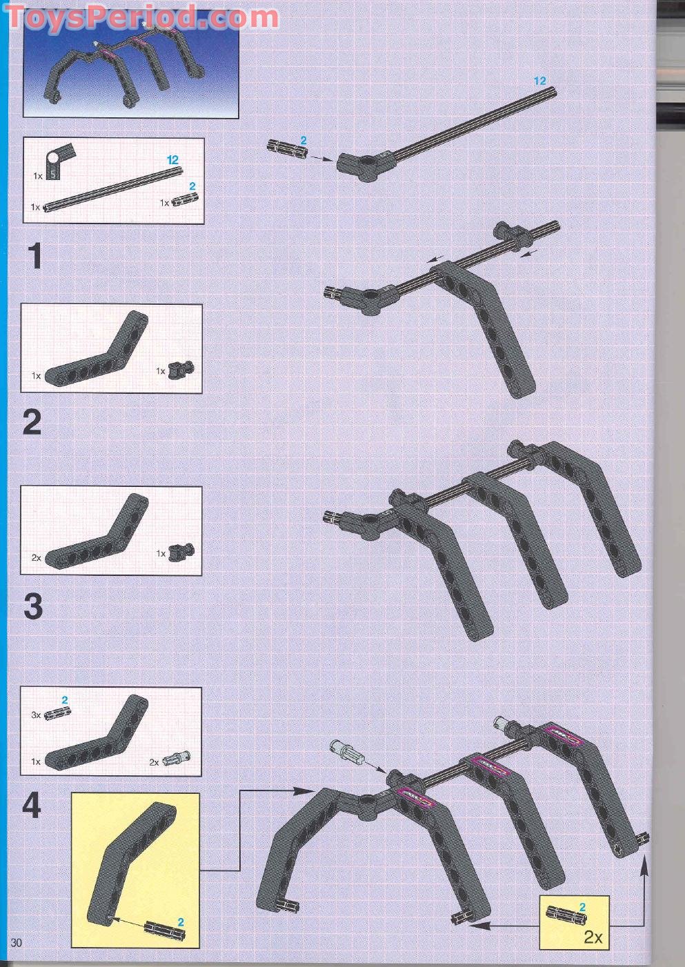 LEGO 8266 Super Challenge Instructions and Parts List