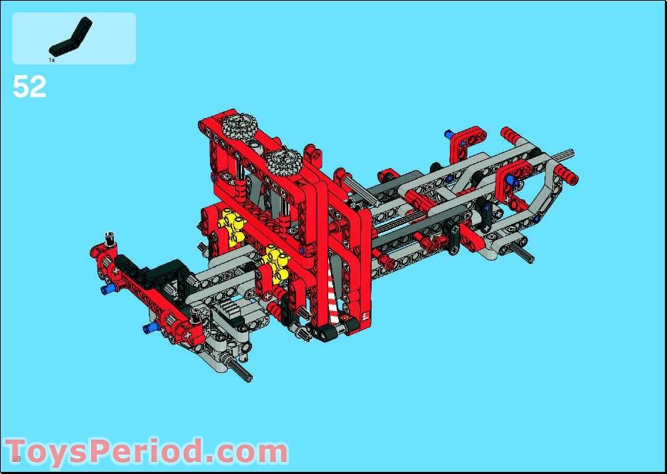 LEGO 8289 Fire Truck Instructions and Parts List
