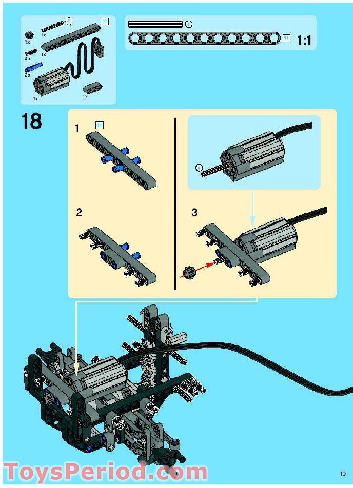 LEGO 8297 Off Roader Instructions and Parts List