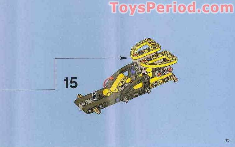 LEGO 8290 Mini Forklift Instructions and Parts List
